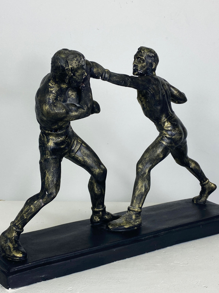 Vintage Boxing Sculpture