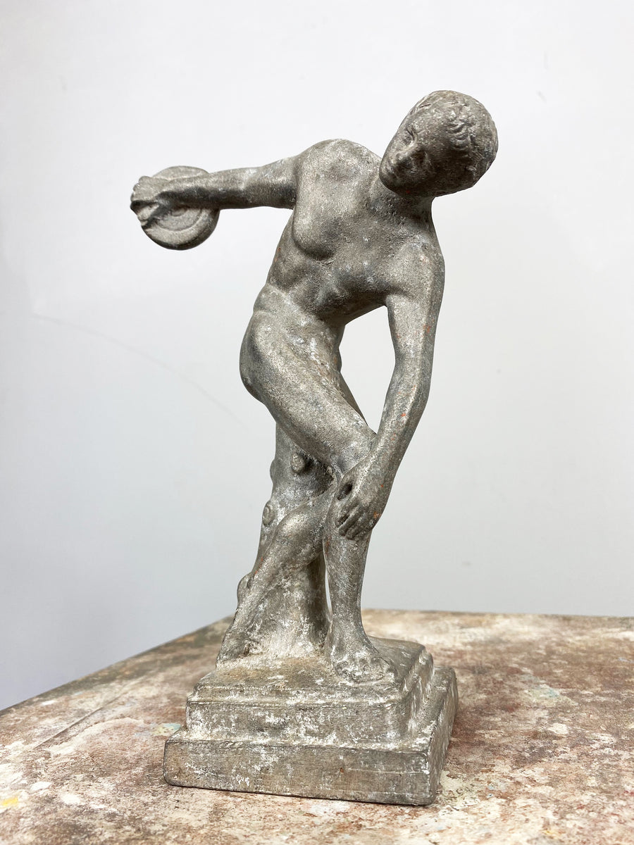 Vintage Statue of The Discobolus - Discus Thrower