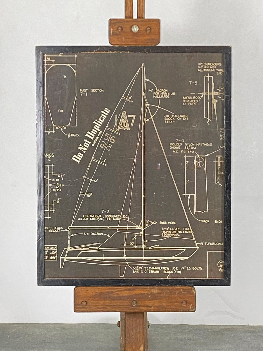 Blueprint Plans - Trimaran Yacht by Arthur Piver