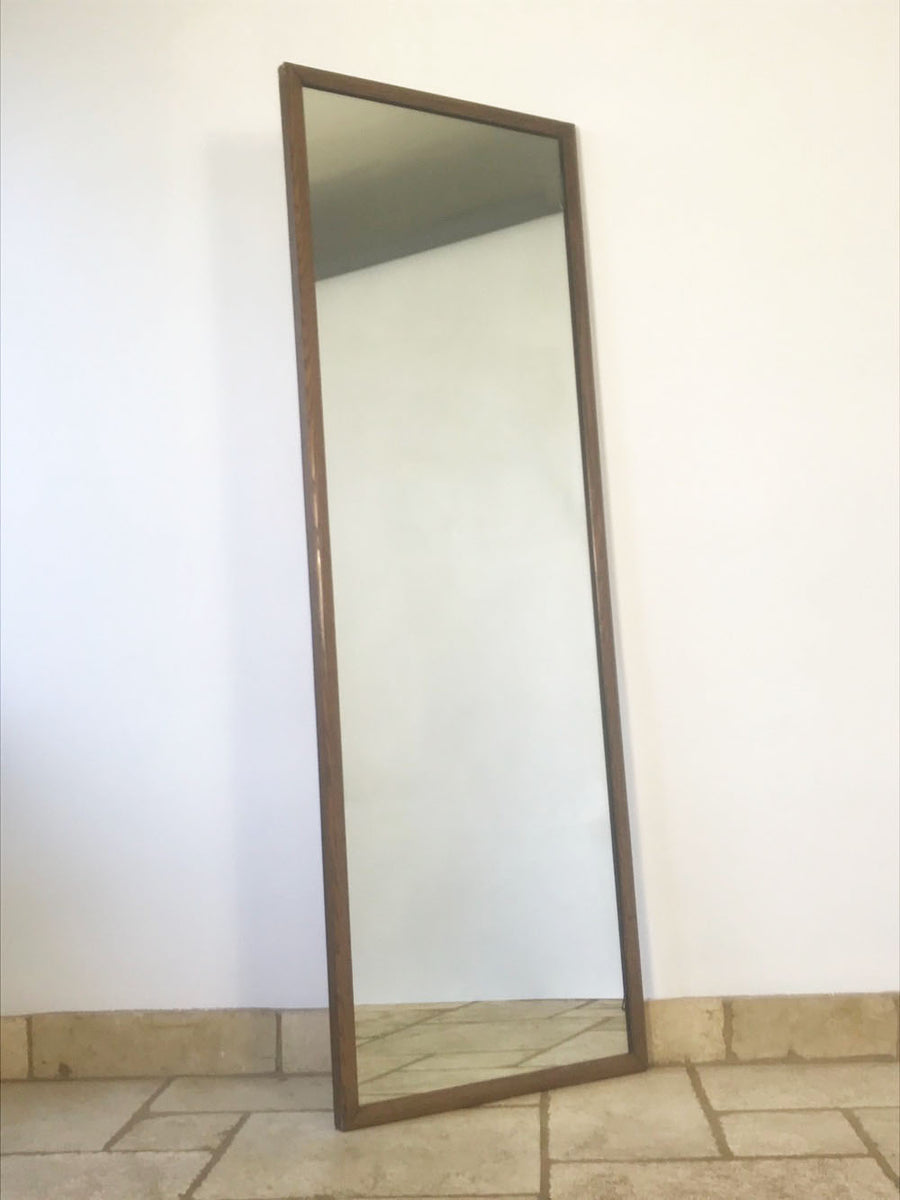 Simple Antique Oak Frame - Full Length Mirror